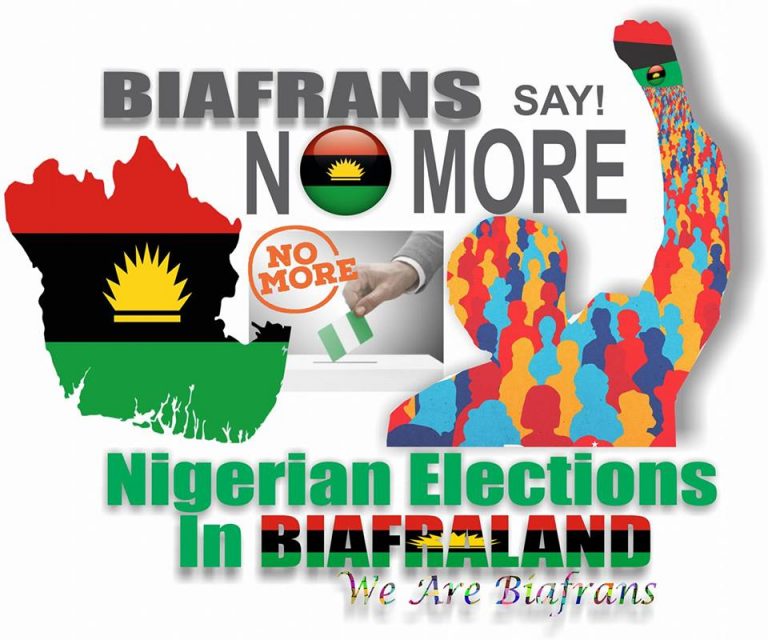 No Election Biafra Land: See What Is Happening At INEC Registration ...