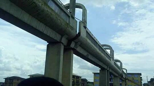 See the Pedestrian Bridge Near Upper Iweka In Onitsha That Has Become A ...