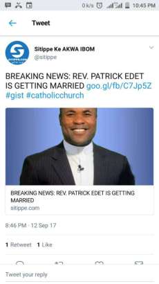 Ex-Catholic Priest Rev. Fr. Patrick Henry Edet, Sets His Wedding Date ...