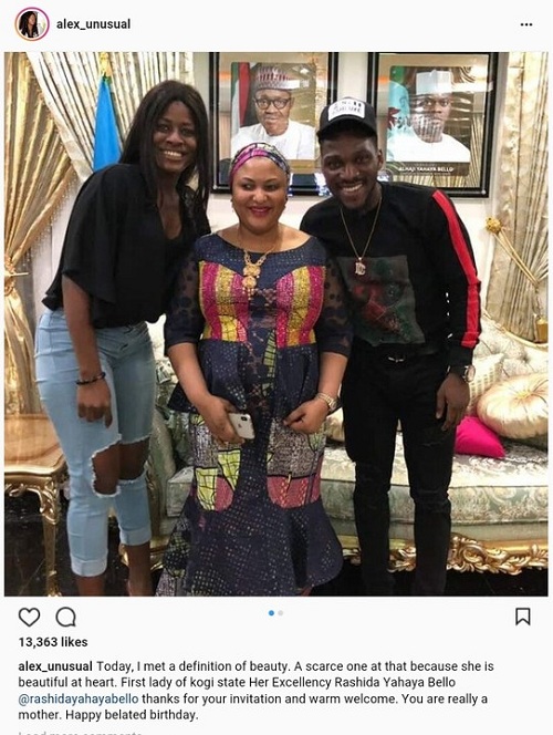 Alex And Tobi Meet Kogi State First Lady, Rashida Yahaya Bello [Photos]