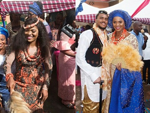 Adorable Photos from the Traditional Wedding Of Actor Michael Okon
