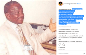 Nollywood Mourns Again!!!Veteran Nollywood Actor Ignis Ekwe Is Dead