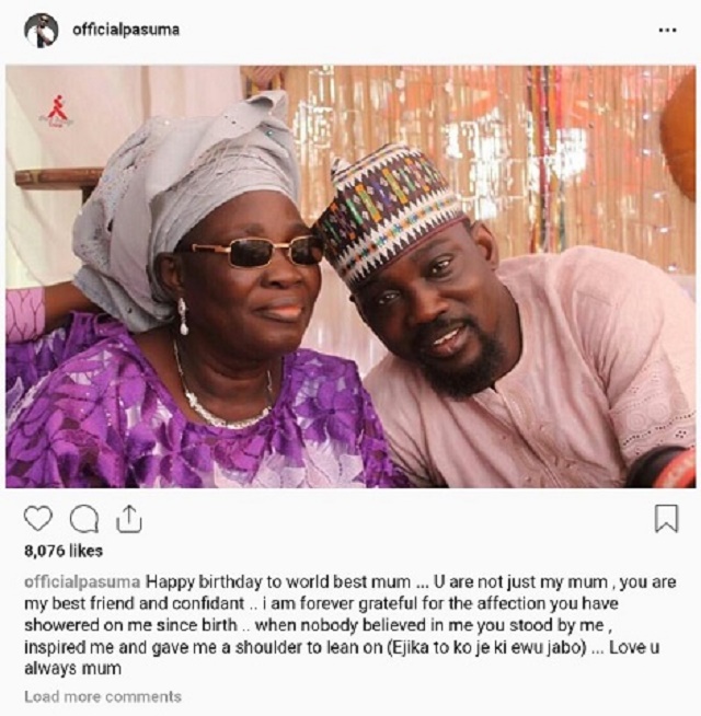 Fuji Singer Pasuma, Celebrates Mom on Her Birthday - Gistlover