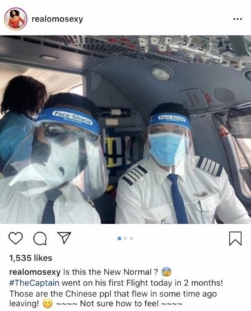 Omotola Jalade reacts as her husband flies back Chinese Doctors (Photos ...
