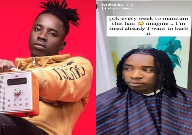 I Spend N50,000 Weekly To Maintain My Hair – Lord Lamba Brags - Gistlover