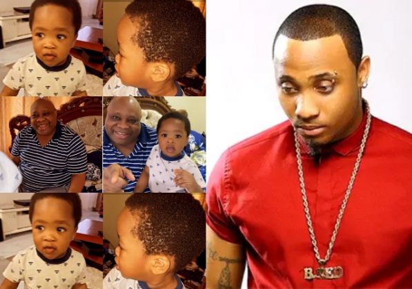 Moment B-Red Son Met His Father, Ademola Adeleke, For the First Time ...