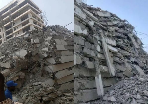 21-Storey Building Under Construction Collapses In Lagos - Gistlover