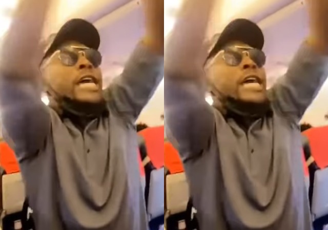 Comedian Maleke leads praise session after a Lagos to Benin flight he ...
