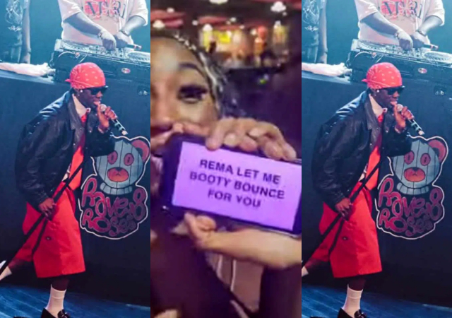 Singer Rema receives ‘freaky’ text from fans as he storms stage on ...