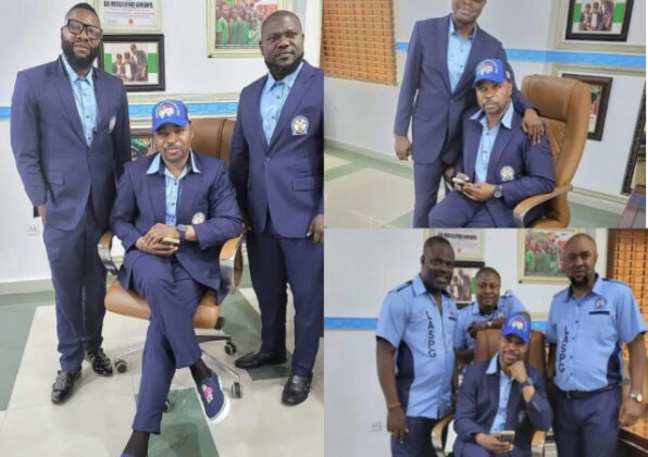 “Agberos in suit”- reactions as MC Oluomo unveils uniform for Lagos ...
