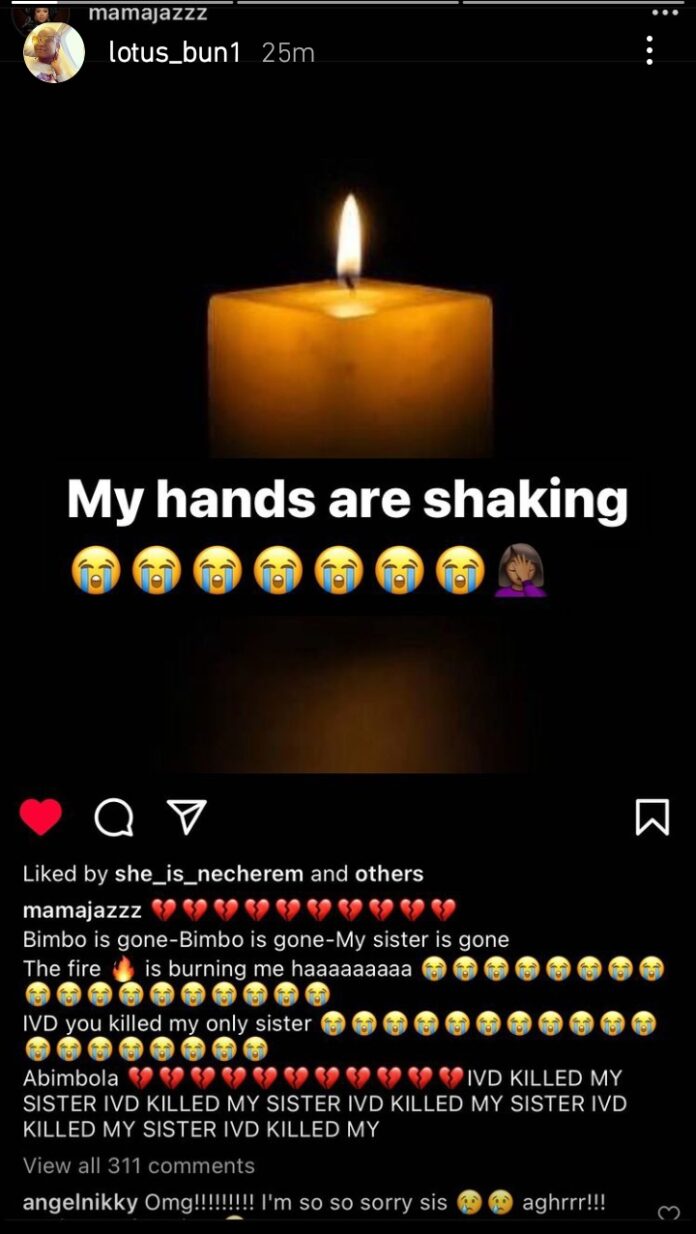 Celebrity auto-dealer IVD’s wife, Bimbo dies days after setting home on ...