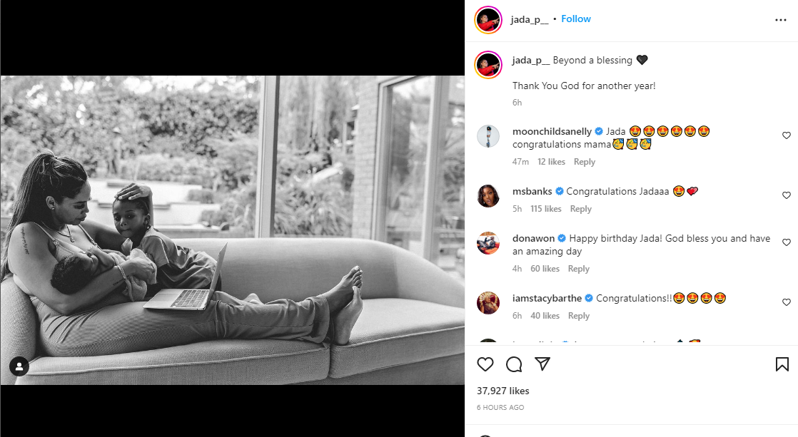 Congratulations pour in as Wizkid’s babymama, Jada Pollock shares first ...