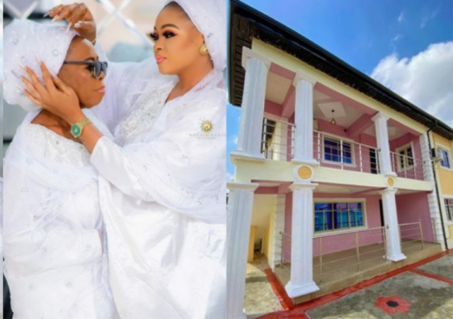 Actress Funmi Awelewa builds house for her mum and siblings - Gistlover