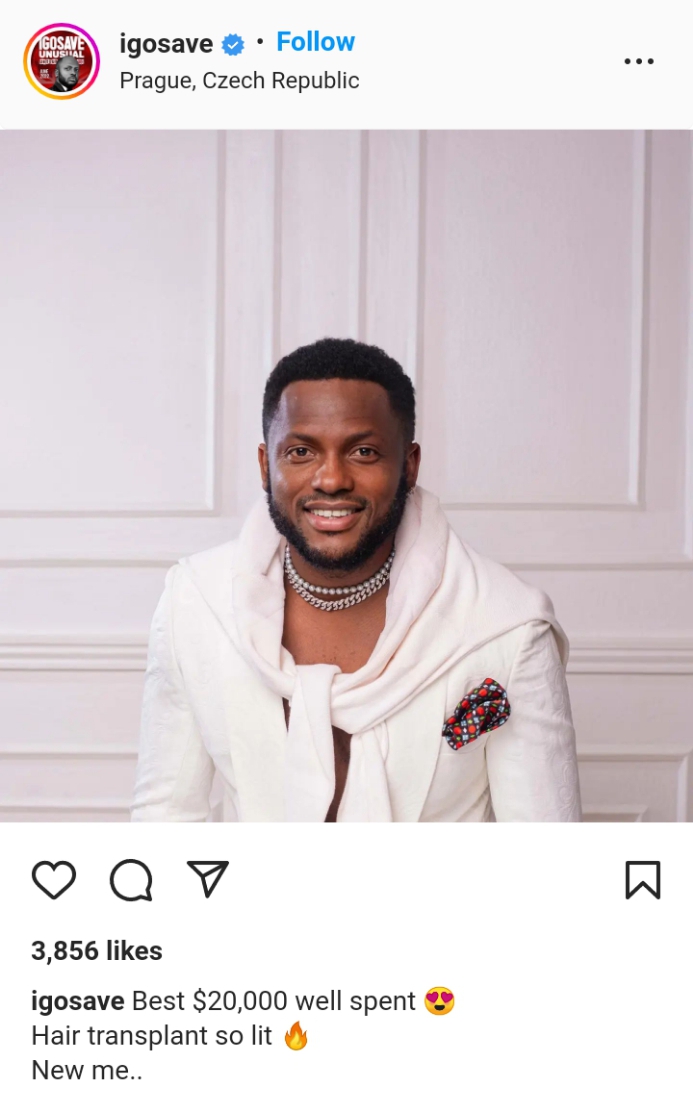 I Go Save show off new full hair, following Successful $20K hair ...