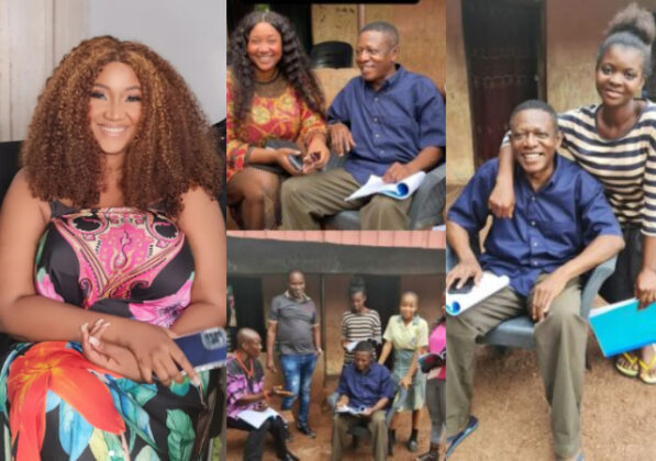 Yul Edochie's second wife, Judy Austin links up with Nkem 'Osuofia ...