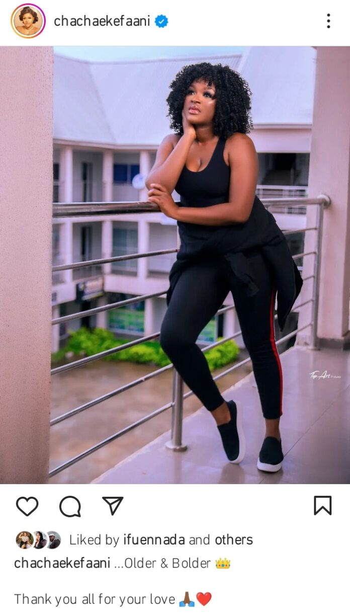 Older and bolder - Chacha Eke speaks on her growth, pens appreciation post - Gistlover