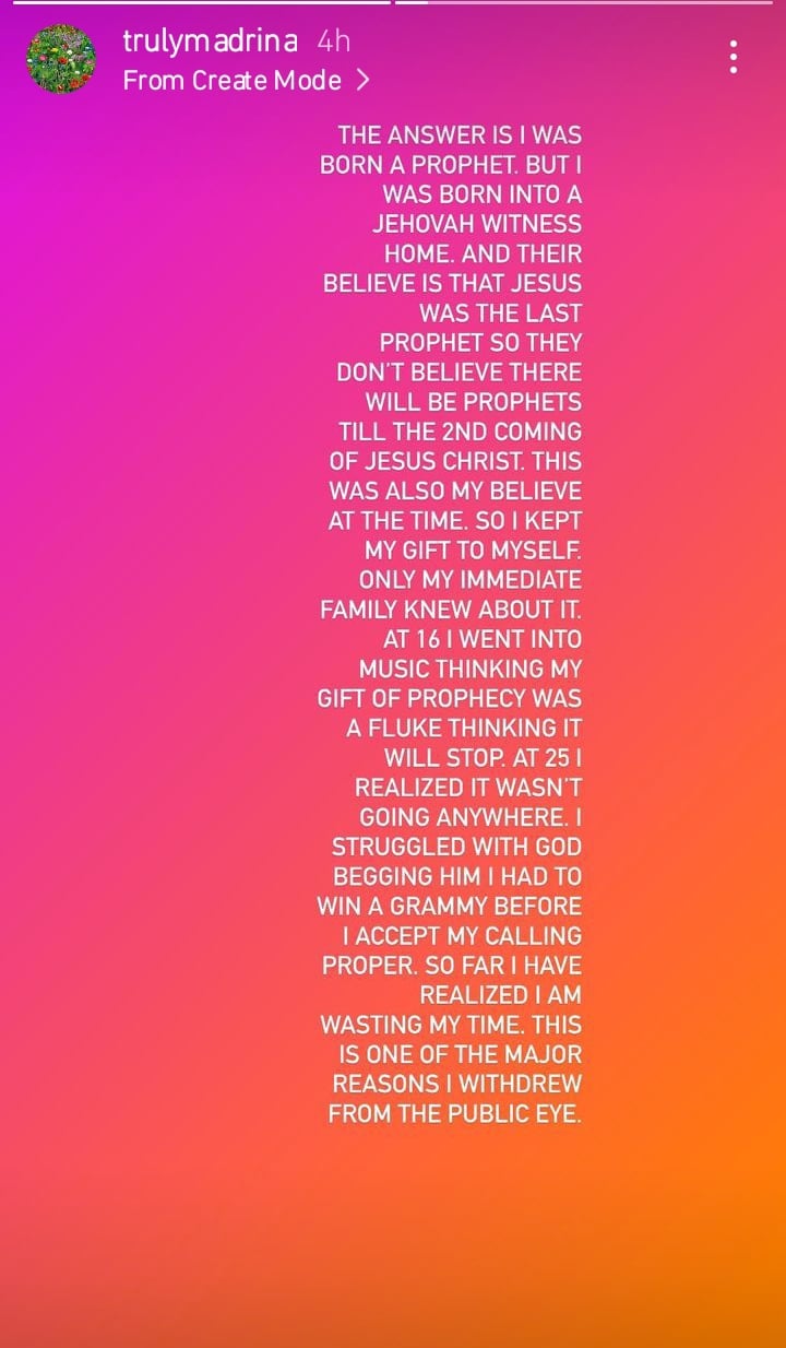 Ex-dance-hall singer, Cynthia Morgan, opens up on how she became a ...