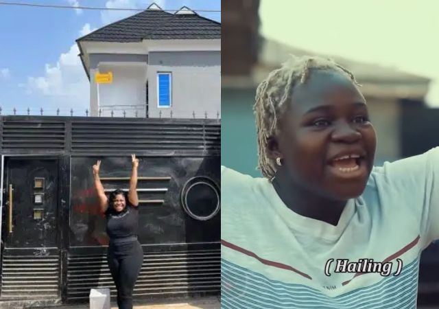 “God did it” – Olaide Oyedeji grateful as she gifts herself a house as ...