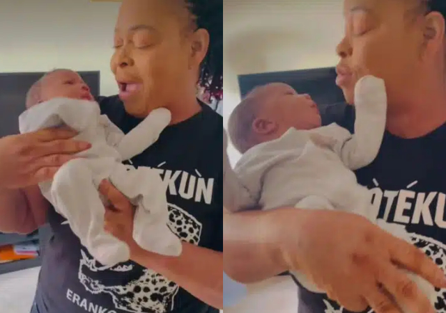 Actress Toyin Tomato excited as she welcomes fourth grandchild - Gistlover