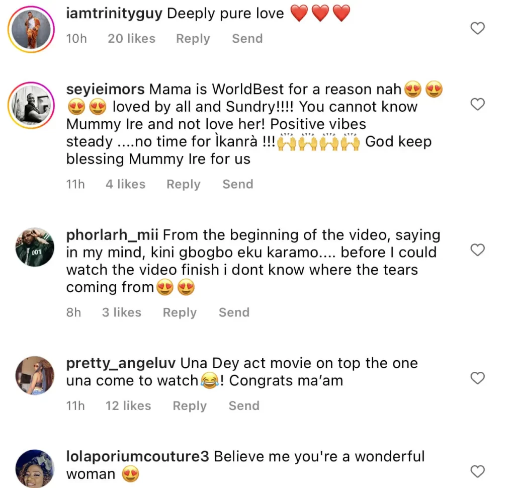 Moment Toyin Abraham gets emotional as die-hard fan cries a river at ...