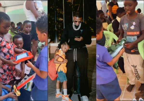 Wizkid’s son melts heart as he gives out his toys in Ghana [Video ...