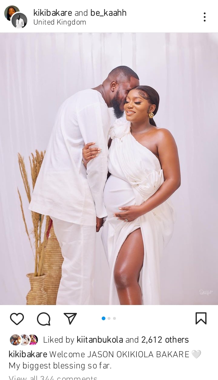 “My biggest blessing so far”- Actor, Kiki Bakre and partner welcome ...