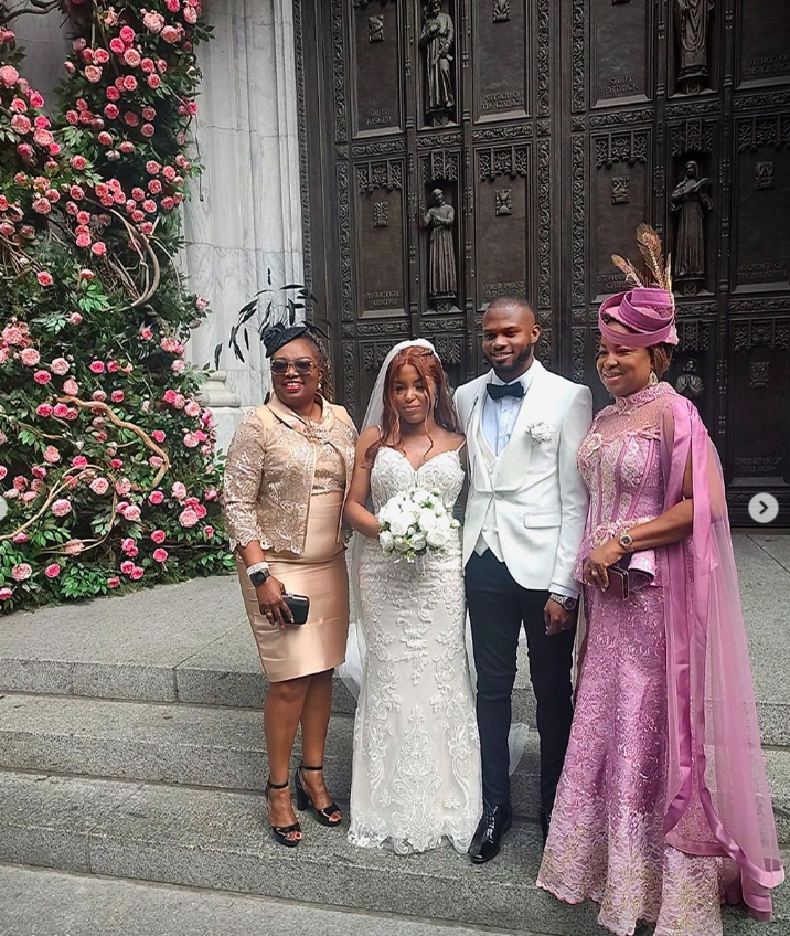 Fred Amata snubbed as son weds fiancée in New York [photos] - Gistlover