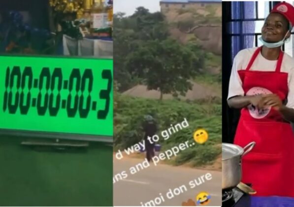 Moment Chef Dammy was spotted trekking to grind beans, pepper by ...