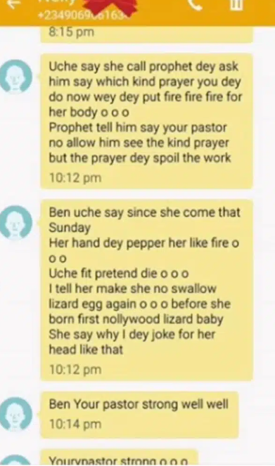 Angela Okorie Opens More Cans of Worms Reveals How Pastor Exposed Uche ...