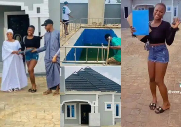“Latest landlady” – 20-year-old lady builds luxurious house with ...
