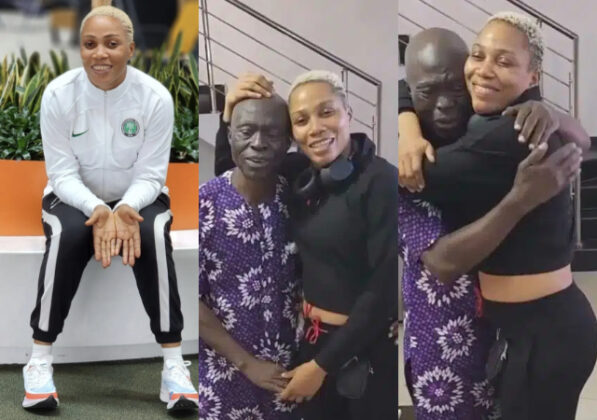 Super Falcons coach, Onome Ebi celebrates her first coach for teaching ...