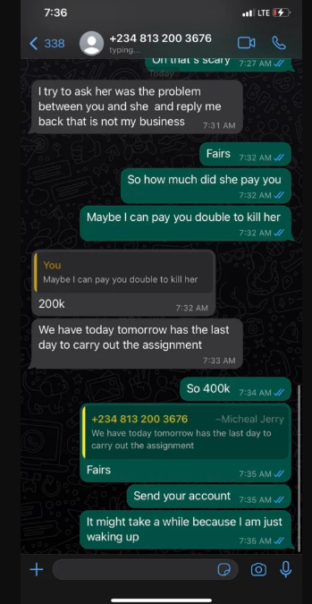 Lady shares new scam format used on her by alleged hired assassin ...