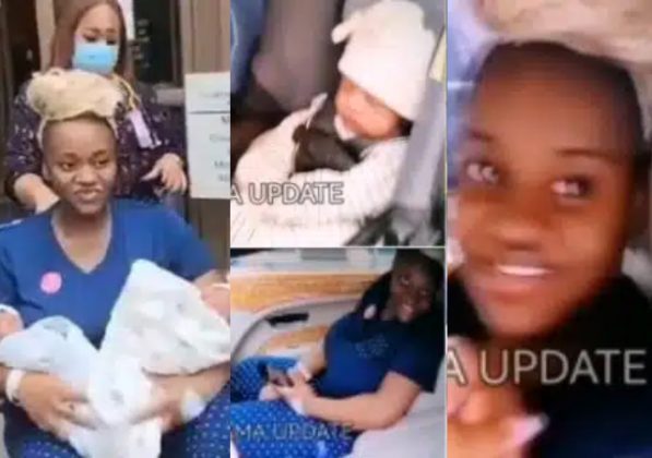 Davido’s twins: Another video goes viral online showing faces of babies ...
