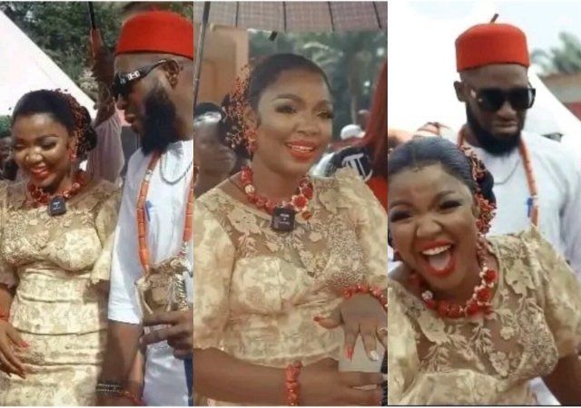 Actress Ekene Umenwa overjoyed as she ties the knot traditionally with ...