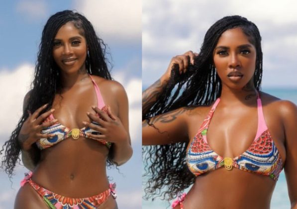 Tiwa Savage attempts turns heads as she stuns in sizzling new bikini photos - Gistlover