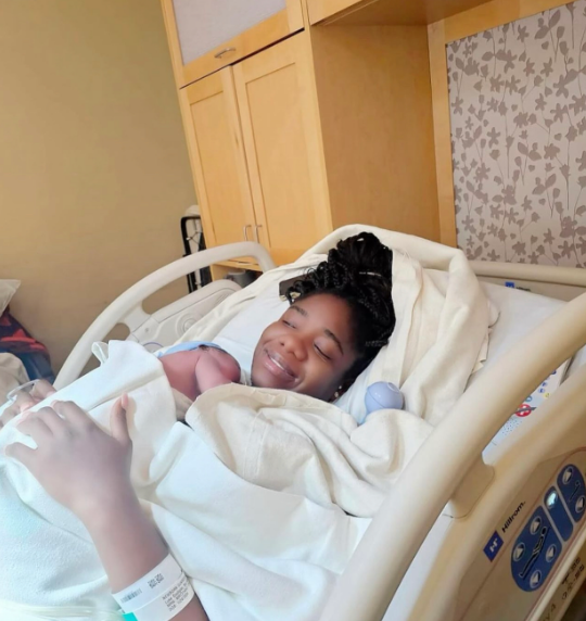 Jubilations as actress, Adanma Luke welcomes first child in the US ...