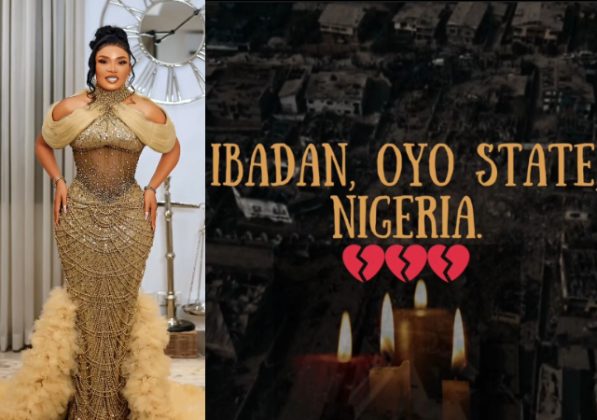 "From kidnapping to this...."-Iyabo Ojo prays for victims of Ibadan explosion - Gistlover
