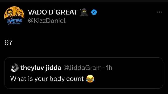 "I have slept with 67 women" - Kiss Daniel shares - Gistlover