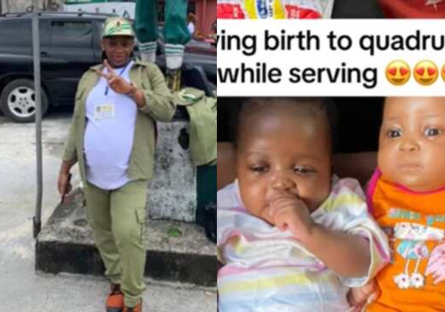 NYSC Corper reportedly gives birth to 4 babies at once, seeks help as ...