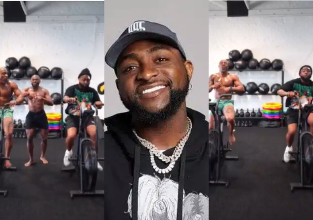 “He Will Spend One Week and Stop” – Reactions As Davido Hits The Gym ...