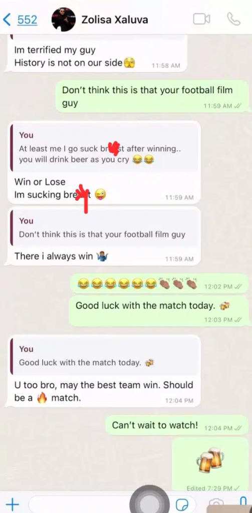 Kunle Remi shares chat with South African colleague Zolisa Xaluva about ...