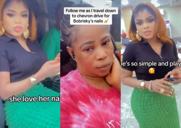 “Abeg collect full payment" - Reactions as lady travels to Bobrisky’s ...