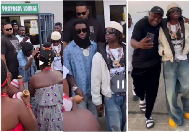 Fans welcomes Rema like a king as he visits hometown for the first time ...