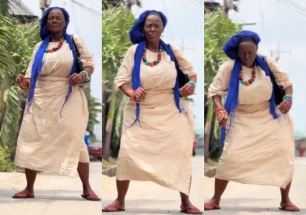 “I can't even move my shoulders" - Aged woman stuns many as she dances ...