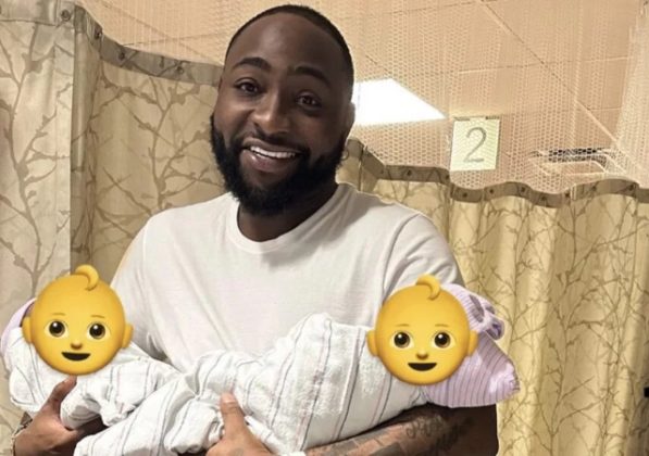 Nigerian singer, Davido announces his twins’ first birthday - Gistlover