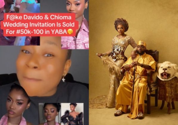 Lady Cations Lagosian As ‘Fake’ Davido Wedding Invitation Cards Is ...