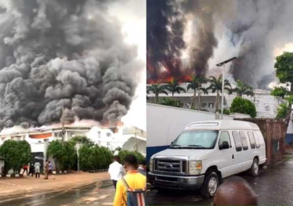 Fire guts Christ Embassy headquarters in Lagos [video] - Gistlover
