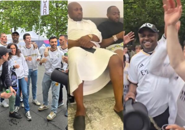 Davido praises Israel DMW as He Dances with Real Madrid Fans - Gistlover