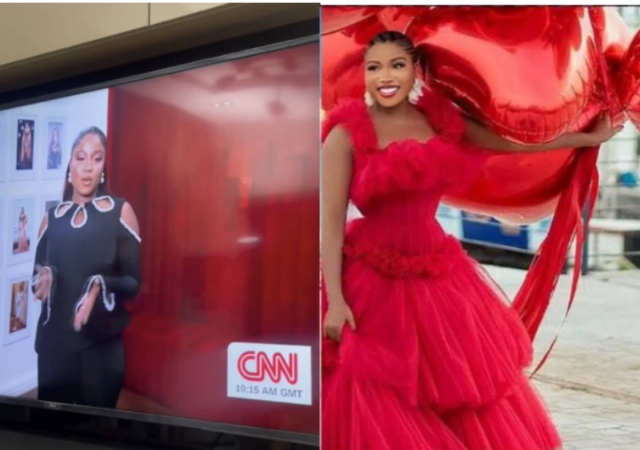Veekee James Beams with Joy As She Appears On CNN For The For The First ...