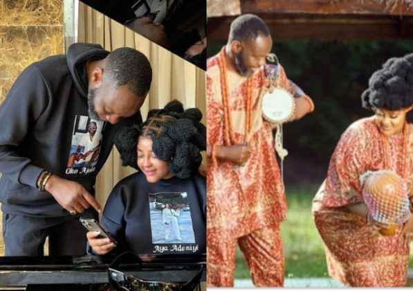 Pre-wedding photos of Yoruba actress Biodun Okeowo and fiancé goes ...